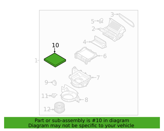 ⭐GENUINE⭐ AC Cabin Air Filter for 2009-2024 GENESIS HYUNDAI KIA ...