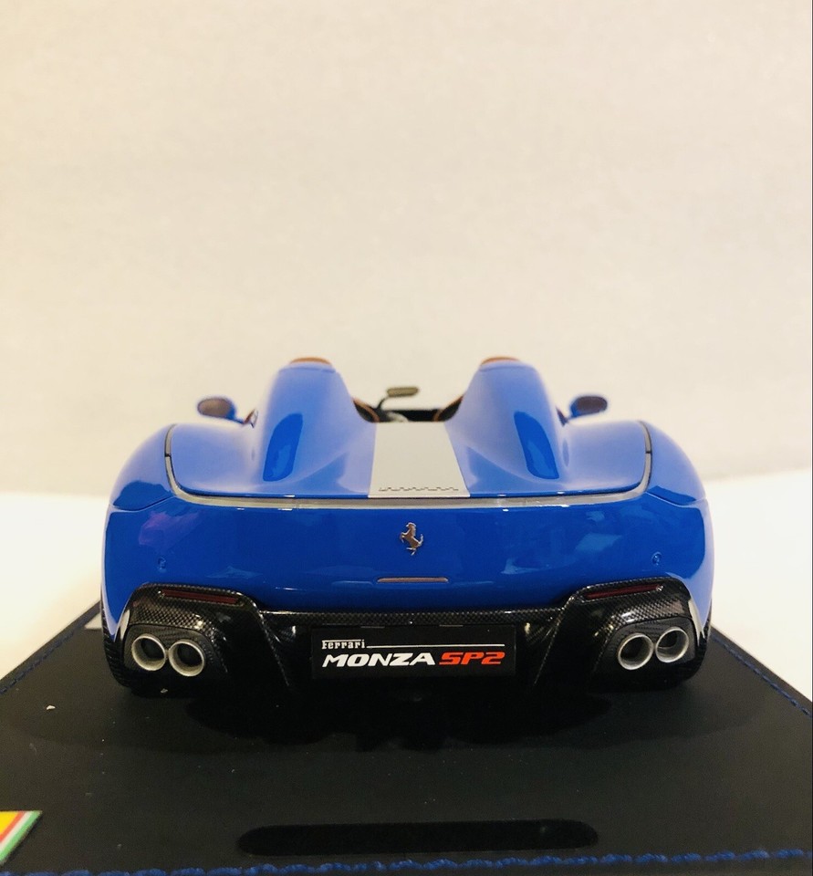 1/18 BBR Ferrari Monza SP2 Nova Blue/Grey Stripe limited 25 pcs | eBay
