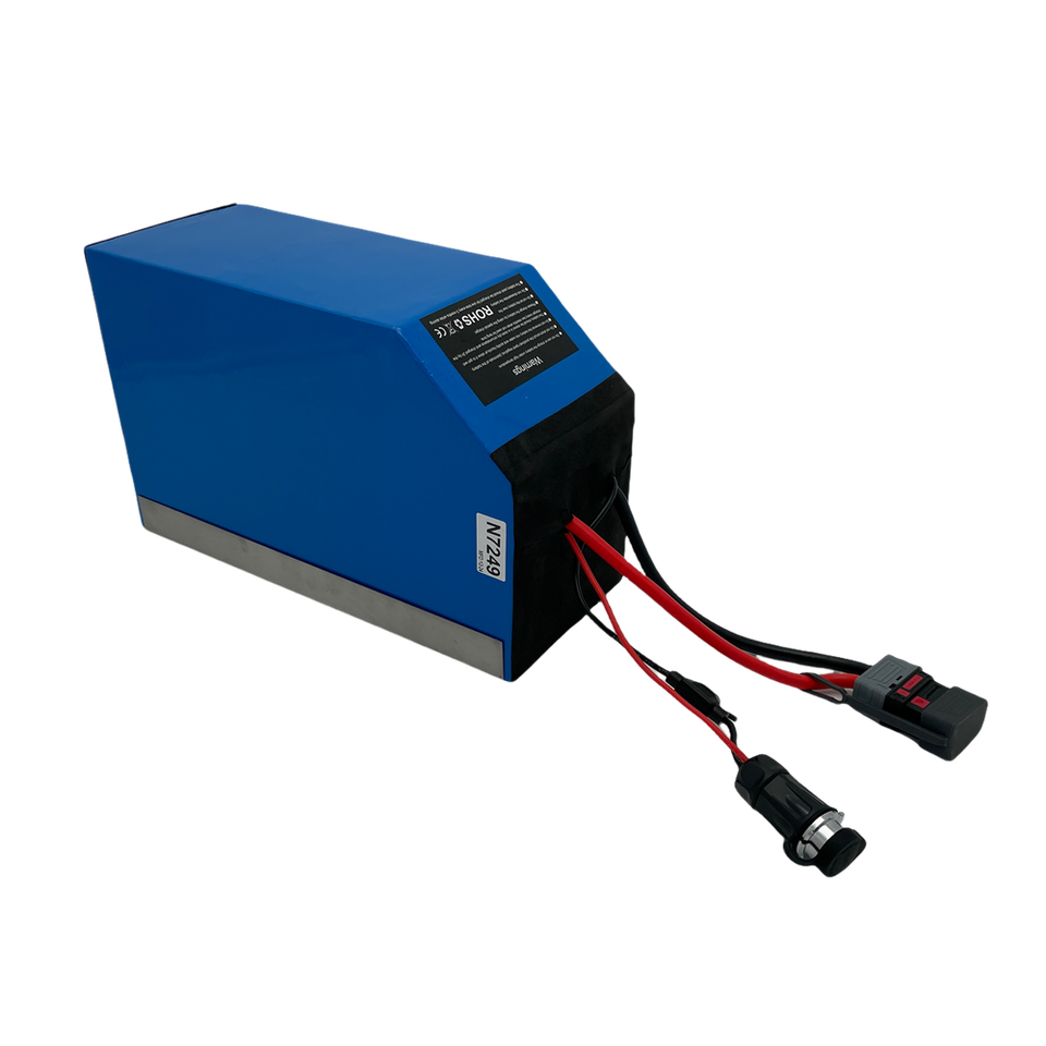 72V 40AH/45AH/49AH 150-200A Fat Stealth Bomber Lithium Battery w/ 6A ...