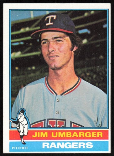 1976 Topps Jim Umbarger Rookie Texas Rangers #7 | eBay