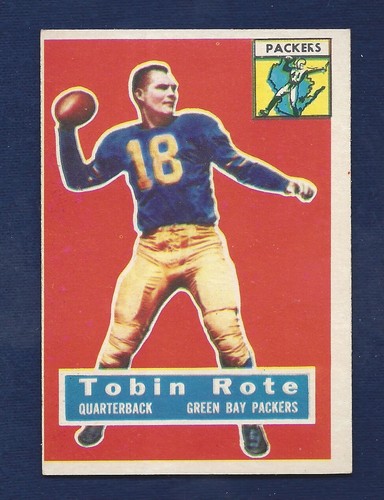 PACK FRESH LOOK 1956 TOPPS FOOTBALL #55 TOBIN ROTE .99 SHIPPING M351 | eBay