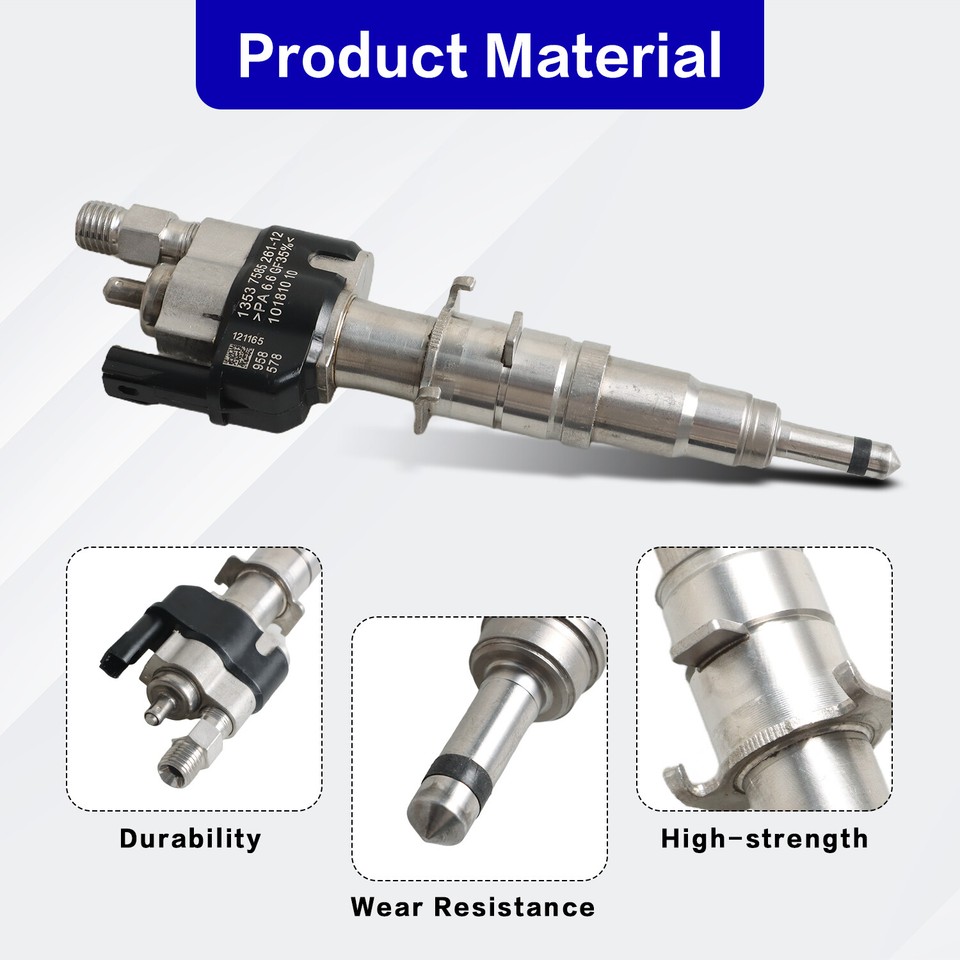 1 x Fuel Injector for BMW N54 N63 335 535 550 750 X5 X6 Index 12 ...