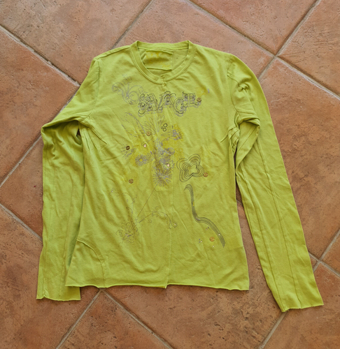 Haut top fille taille 16 ans 162 cm - manches longues -DDP - vert ...