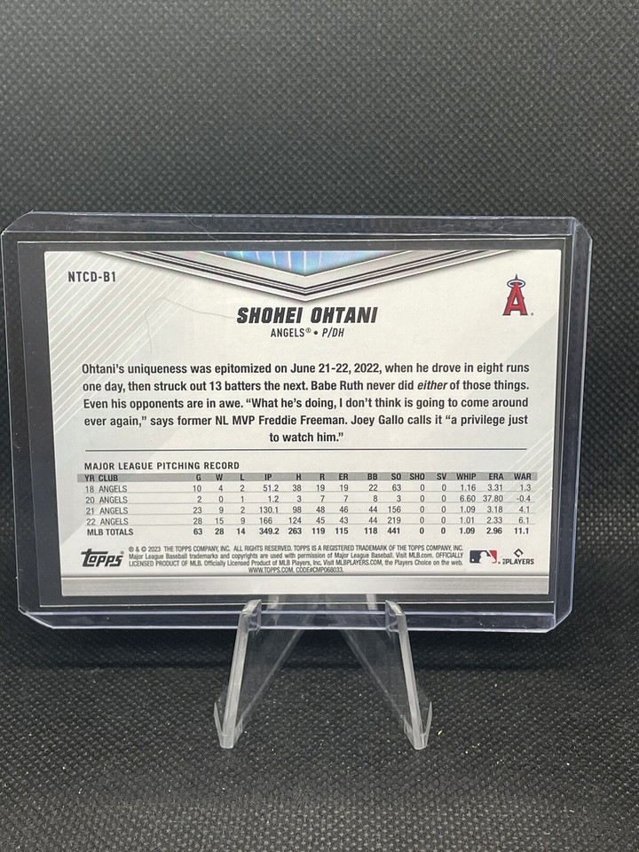 2023 Topps International Trading Card Day Shohei Ohtani #NTCD-B1 Angels ...