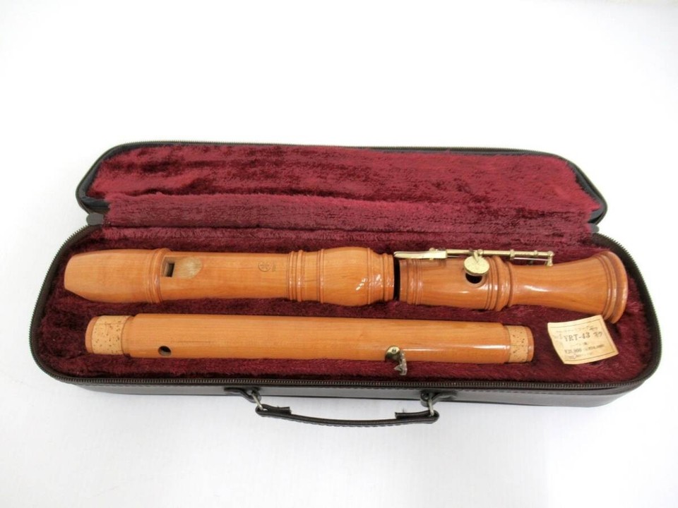 YAMAHA YRT-43 Tenor Recorder Flute Baroque Type Musical insturement | eBay