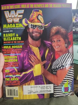 1991 October WWF Wrestling Magazine Macho Man Hulk Hogan Miss Elizabeth ...