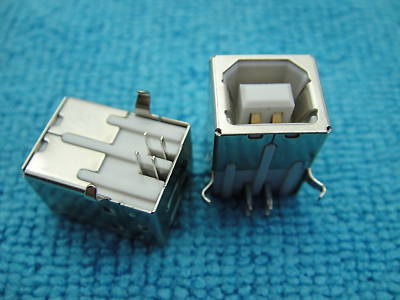 20 USB Type-B 4-Pin Female Panel PCB Mount Jack Rohs | eBay