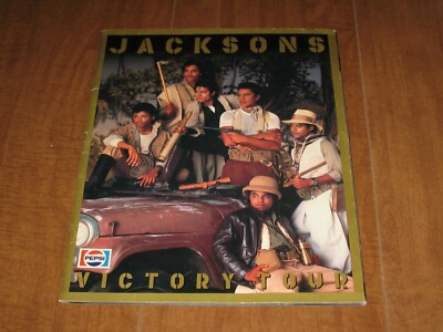 JACKSONS 1984 VICTORY TOUR CONCERT PROGRAM Michael Jackson VG | eBay
