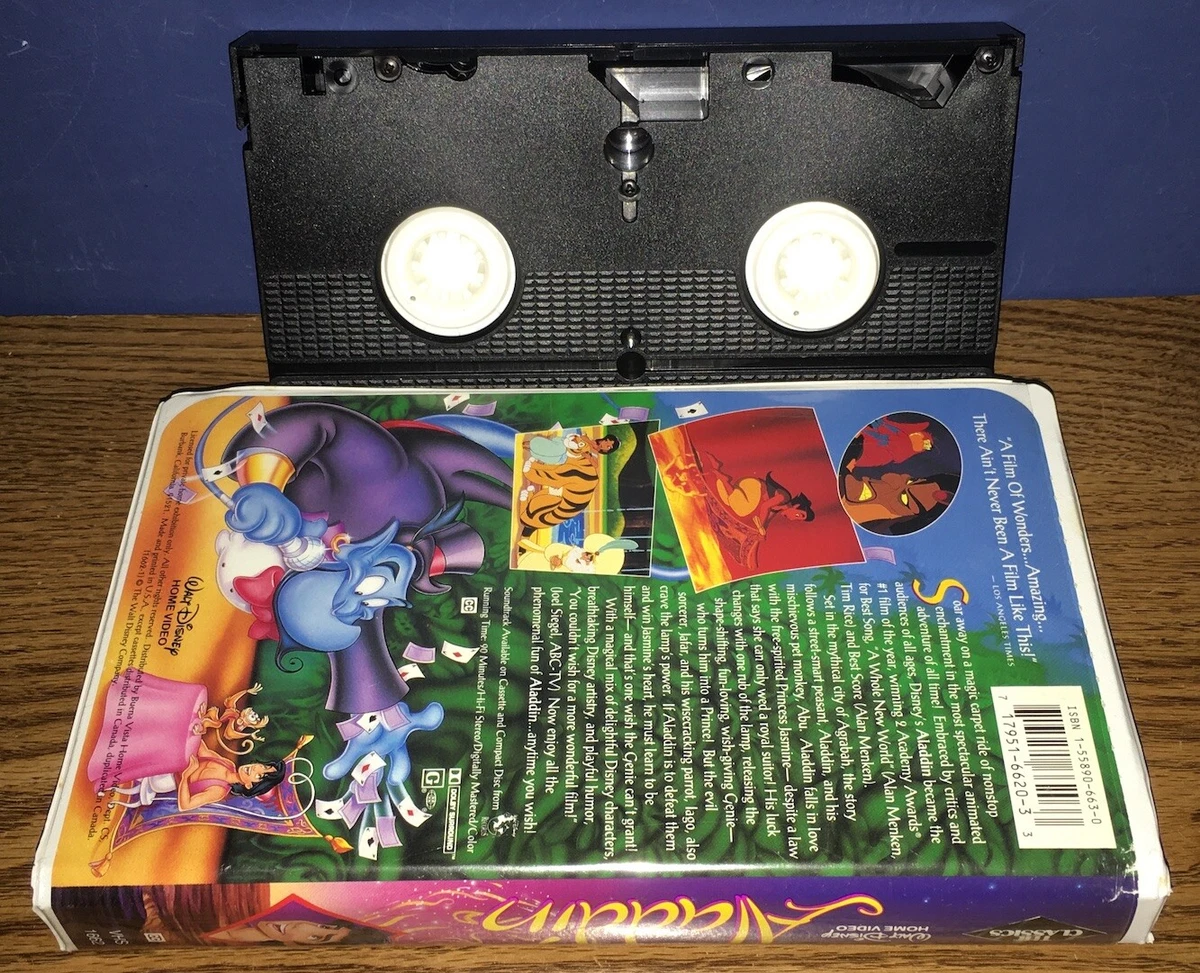 Disney Aladdin Vhs Ebay