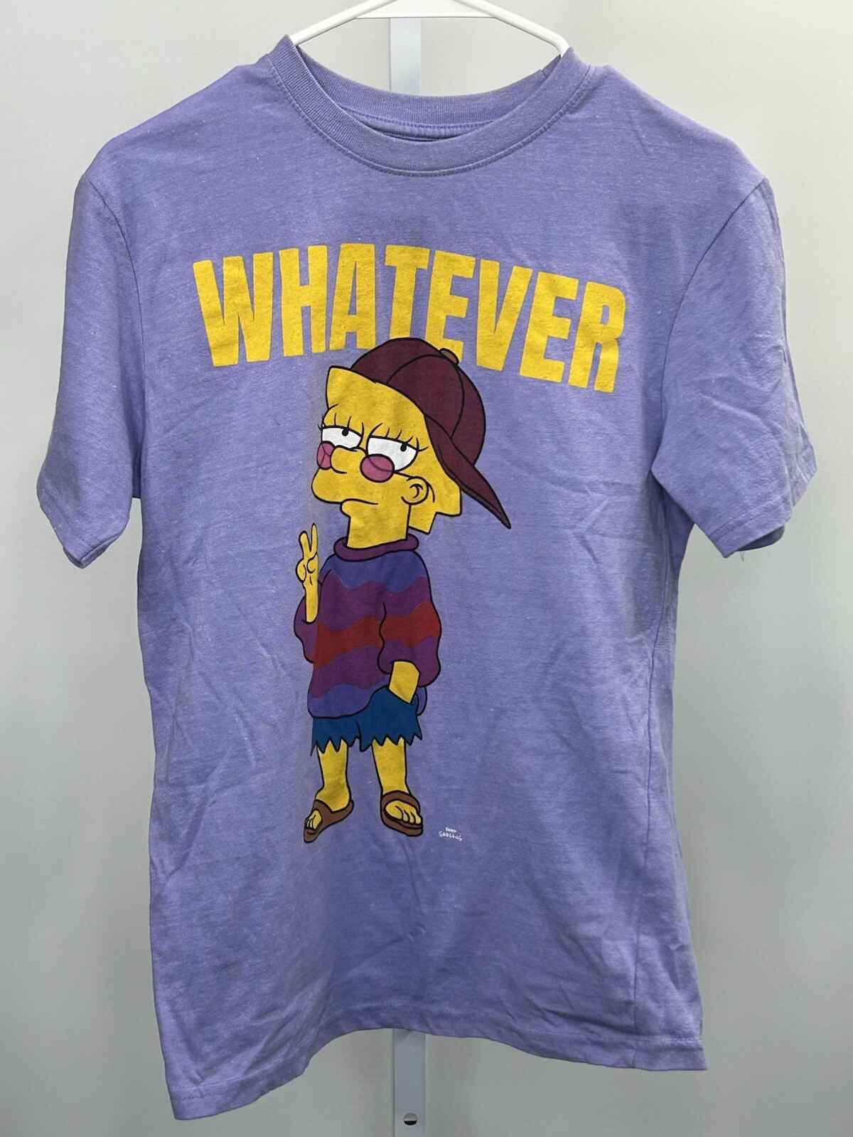 New The Simpsons Lisa Whatever Classic Mens Vintage T… - Gem