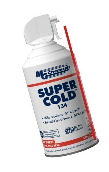 M.G. Chemicals Super Cold 134 Spray - 10 oz for sale online | eBay