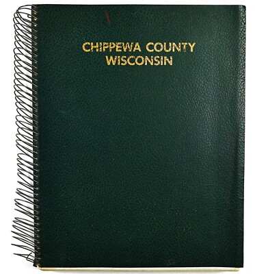 Chippewa County, Wisconsin 1979 Atlas Bloomer Cornell Stanley Boyd ...