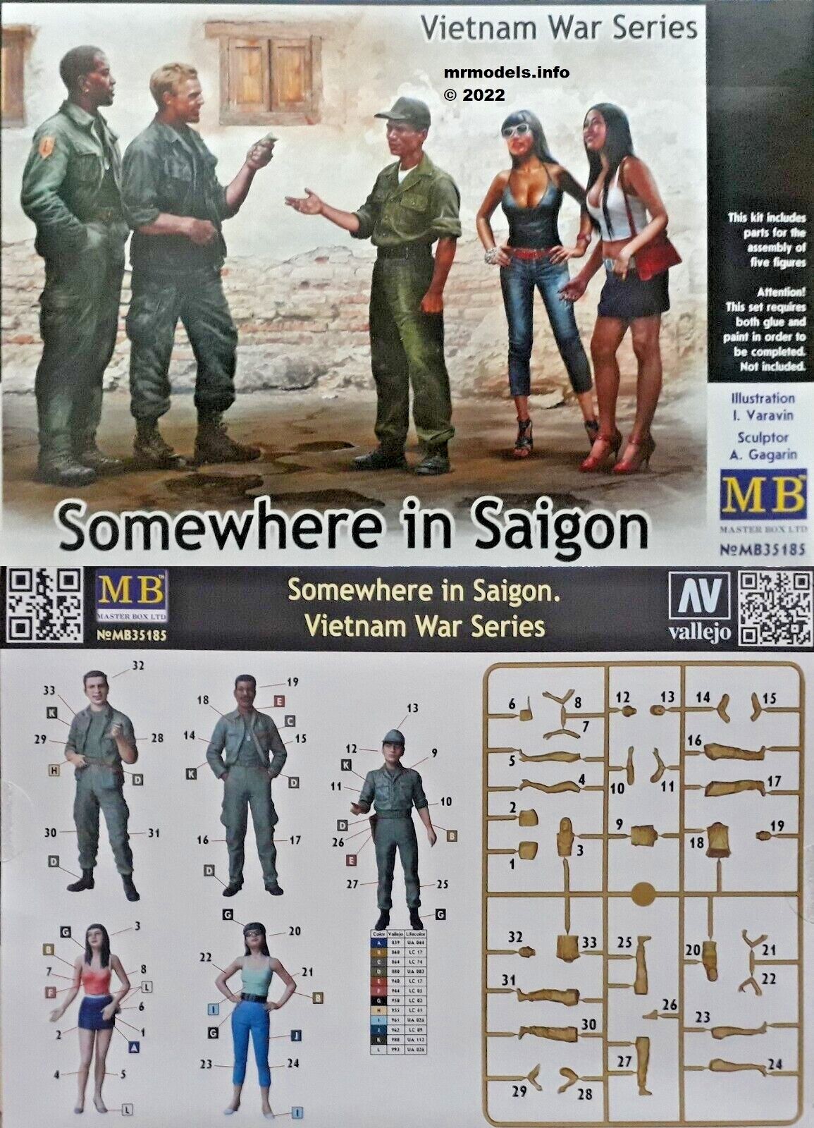 Master Box 1/35 Figure New Plastic Model Kit Masterbox Figures 1 35 Mr ...