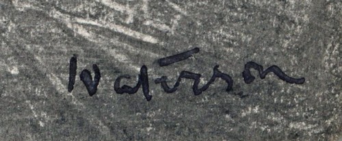 David Waterson Small Pencil Drawing Little Keithock Scotland 1898 | eBay