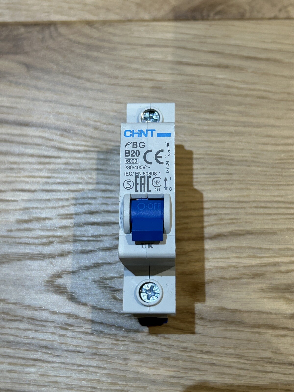 Chint 20 Amp Type B Single Pole Mcb Circuit Breaker BG B20 Chnt | eBay UK