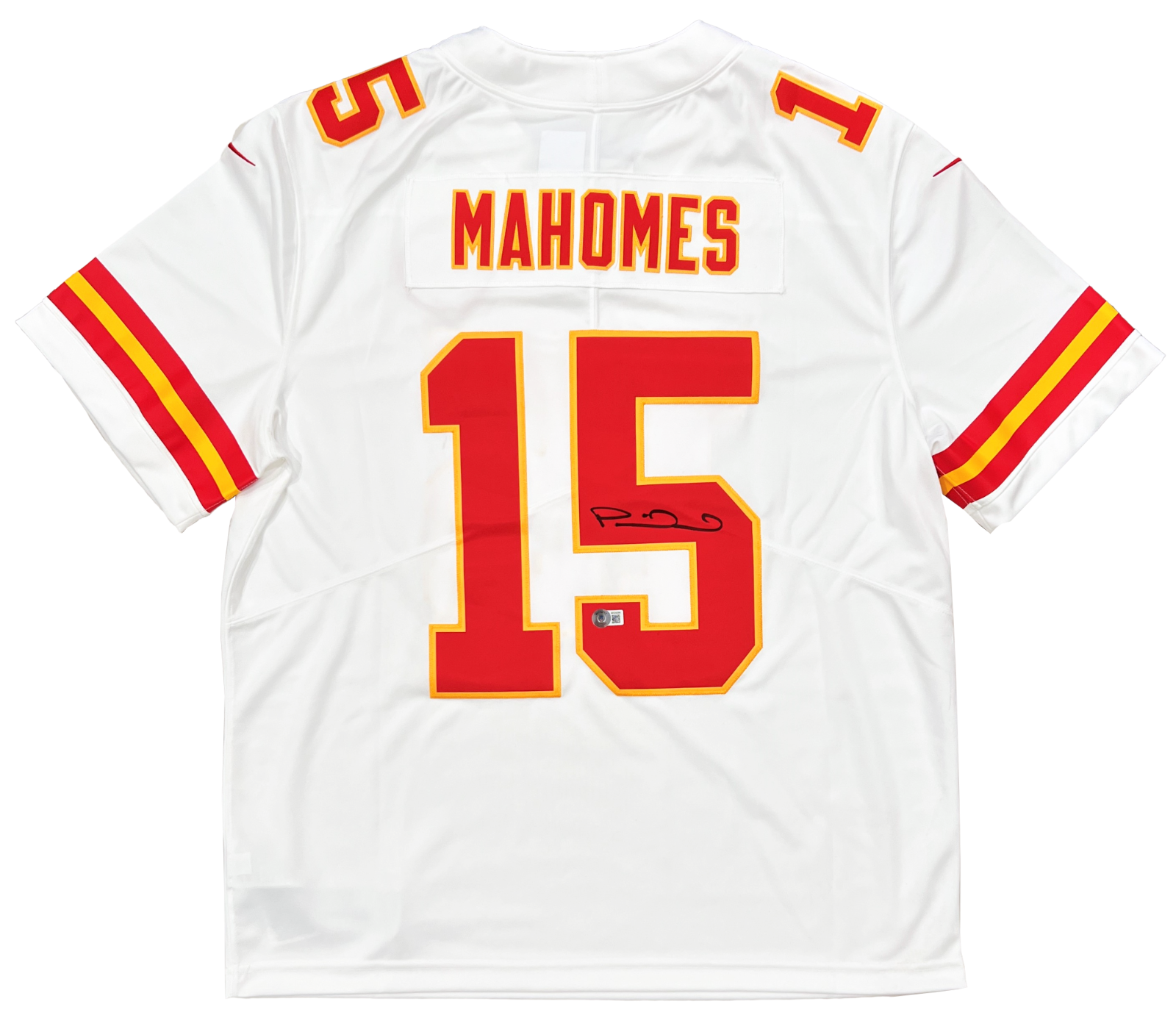 Patrick Mahomes Kansas City Chiefs Signed White Nike Limited Jersey ...