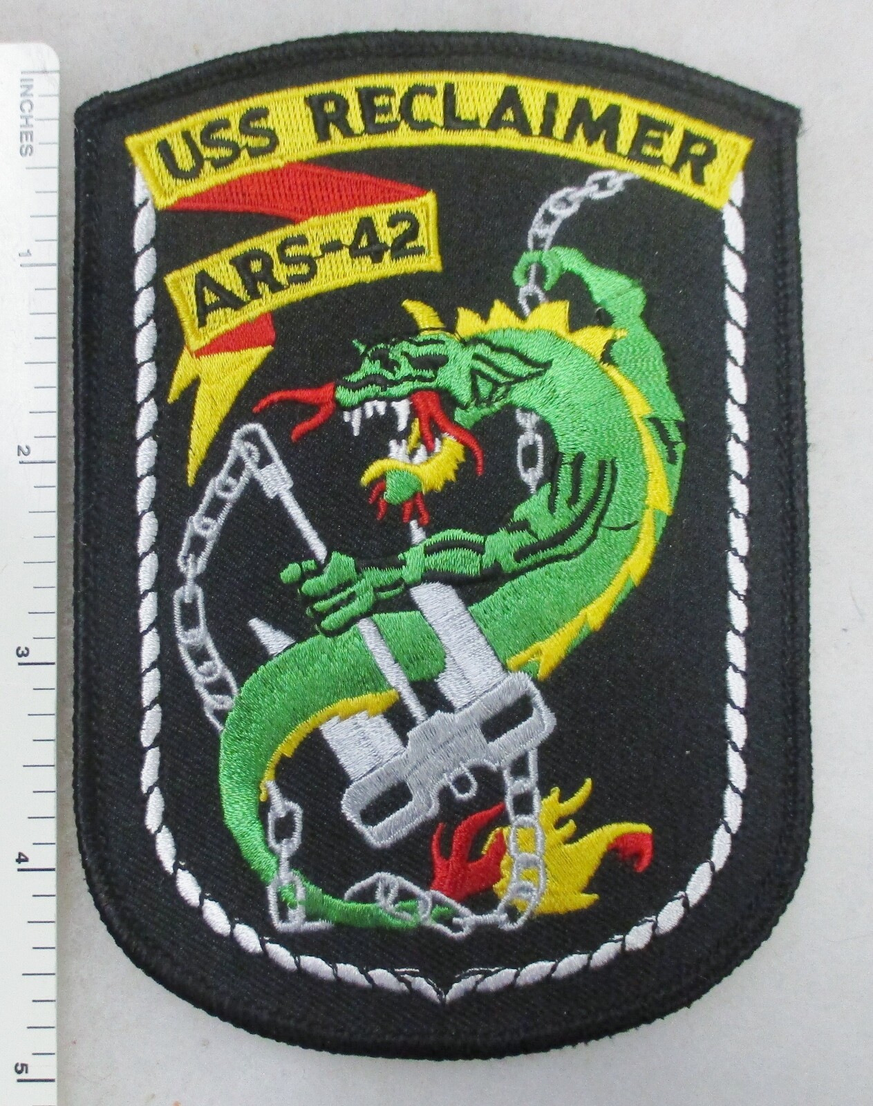 US NAVY SHIP PATCH USS RECLAIMER ARS-42 | eBay