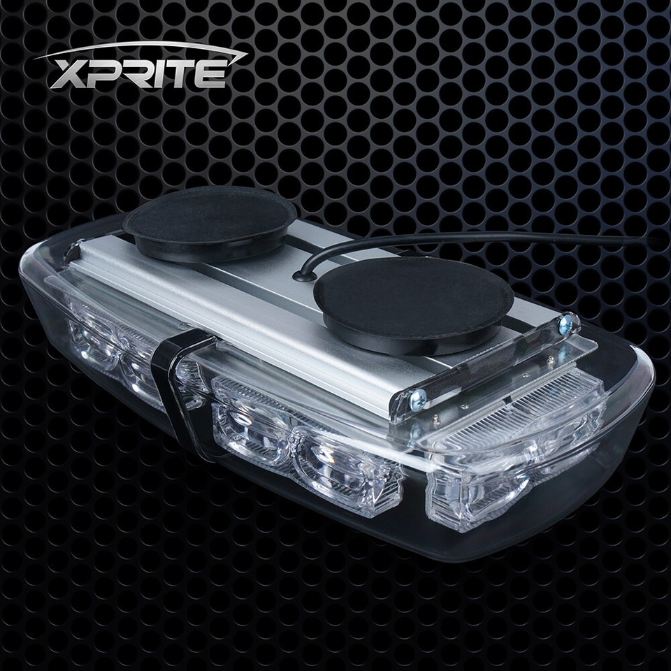 Xprite 36 LED Strobe Light Bar w/ Magnetic Base Car Rooftop Emergency ...