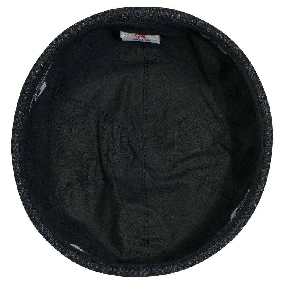 DOCKER Beanie Harris Tweed Wool Fisherman Winter Mariner Cap Handmade ...