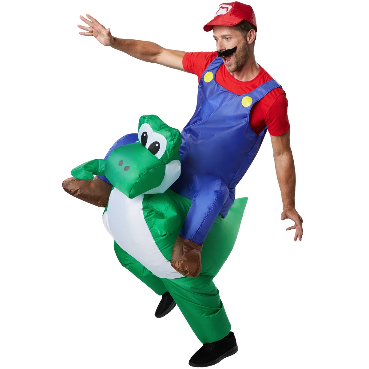 Costume Da Yoshi Adulto DISGUISE Mario Riding Yoshi Adult Fancy Dress
