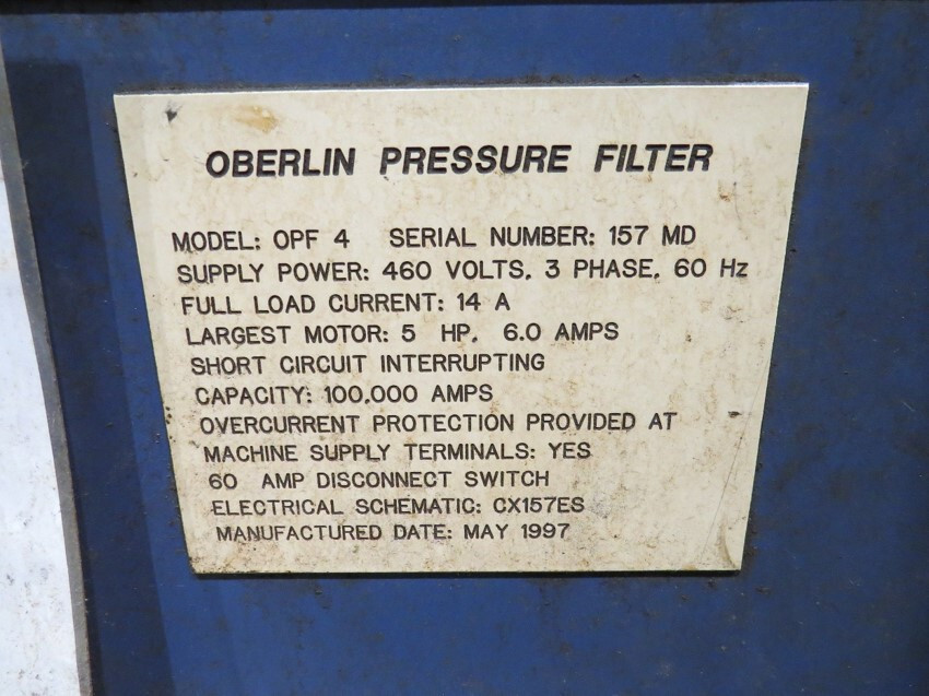 Oberlin OPF-4 Filtration System | eBay