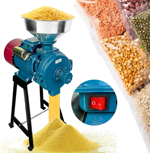 3000W Corn Mill Grinder, Electric Wheat Rice Cereal Grinder, Heavy Duty ...