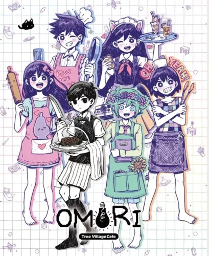 OMOCAT Omori X Tree Village Cafe 2024 MARI Acrylic Stand Figure Japan ...