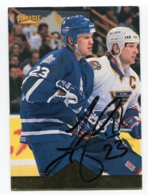 1996-97 Pinnacle Todd Gill Signed Card NHL Hockey Autograph AUTO #176 ...