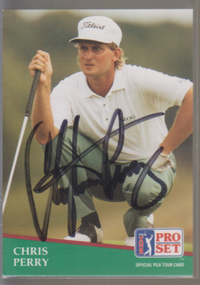 Autographed 1991 Pro Set Chris Perry | eBay