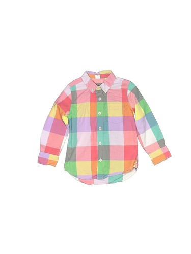 Baby Gap Girls Pink Long Sleeve Button-Down Shirt 4T | eBay