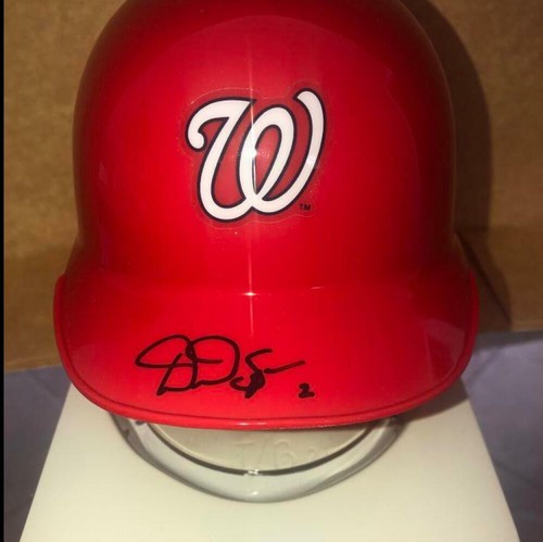 DENARD SPAN WASHINGTON NATIONALS SIGNED RIDDELL MINI HELMET W/ COA | eBay
