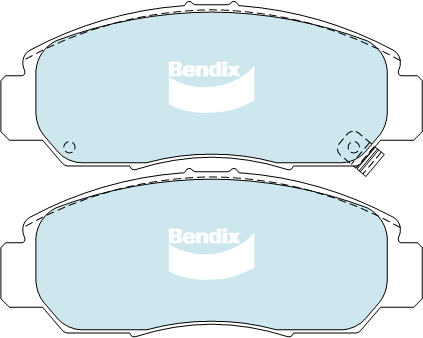 Bendix General CT Front Brake Pad Set for Honda Civic FA, FD, FN, FK ...