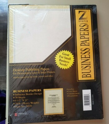 Desktop Publishing Papers Business Paper 70 Sheets 8.5" X 11" #24020 | eBay