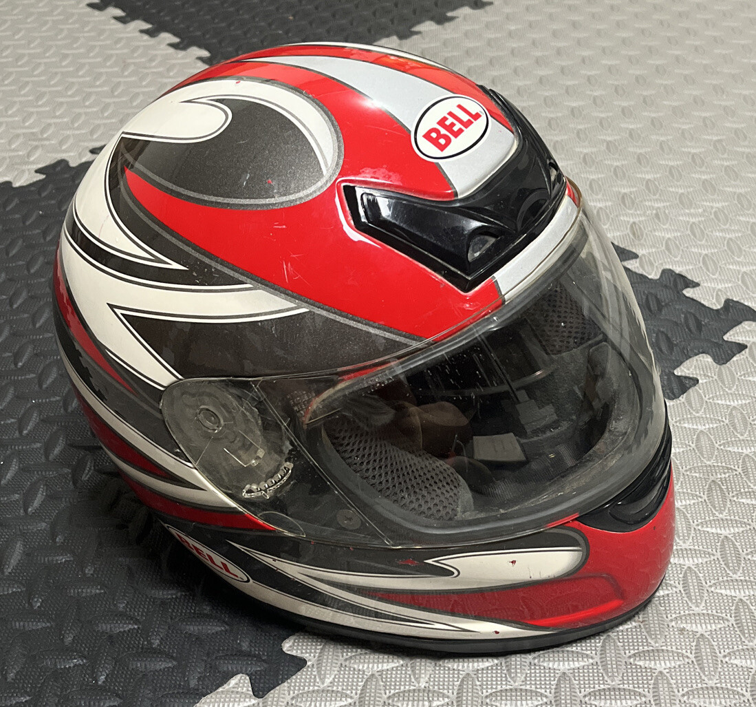 Bell Zephyr Full Face Motorcycle Helmet Visor Shield Chin Strap Extra ...