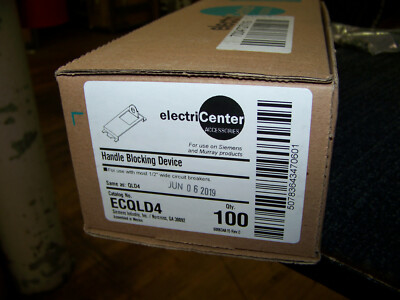 ElectriCenter Handle Blocking Device for 1/2" Wide Circuit Breakers New ...