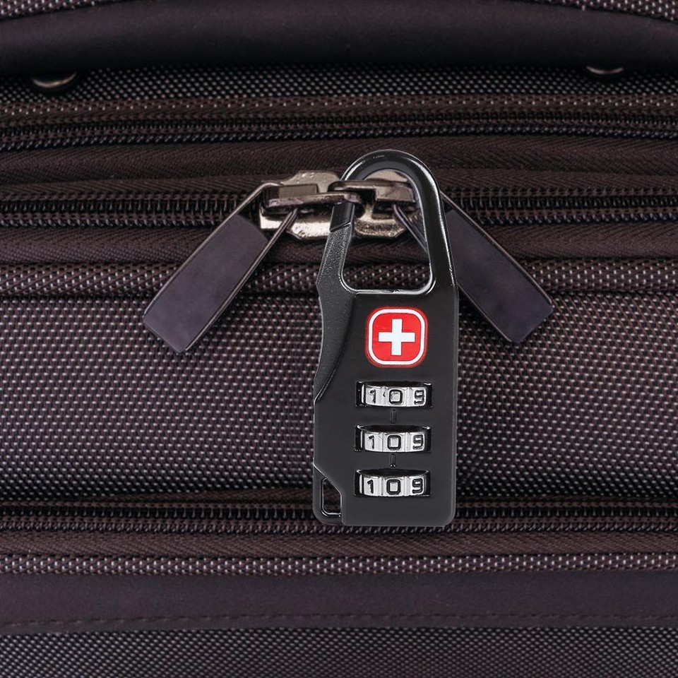 3 Dial Digit Password Combination Padlock Suitcase Luggage Safe ...