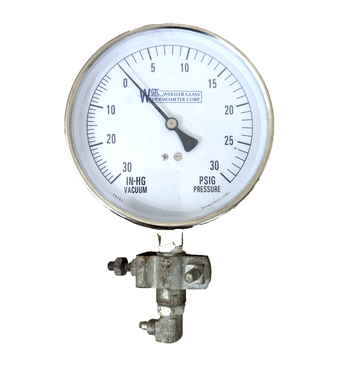 WGTC EA14J 1IN-HG/1PSIG.SUBD IN-HG Vacuum PSIG Pressure Gauge 5.75 ...