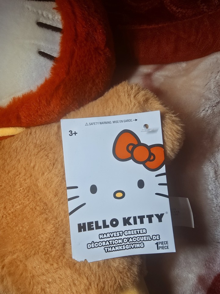 Kawaii Hello Kitty Turkey Plush Greeter Thanksgiving Harvest Fall ...