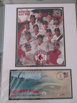 Boston Red Sox 11 Players Photo USPS Matted New Sealed 12x16 2004 | eBay