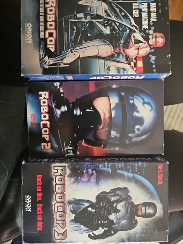 1987 RoboCop VHS Orion Video Movie Tape | eBay