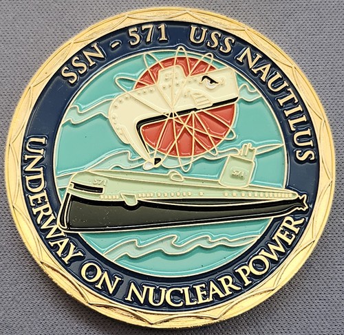 United States Navy Commemorative Challenge Coin - SSN - 571 USS ...