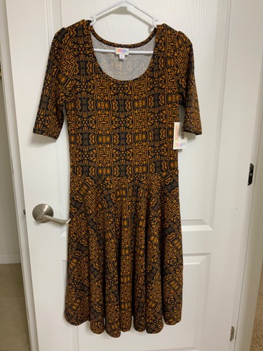 LuLaRoe Nicole Womens Dress size Large short Sleeve Pullover - NWT | eBay