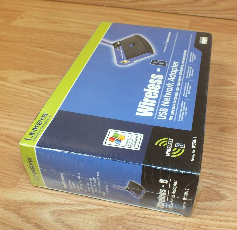 Linksys / Cisco WUSB11 Wireless-B USB Network Adapter **New In The Box ...