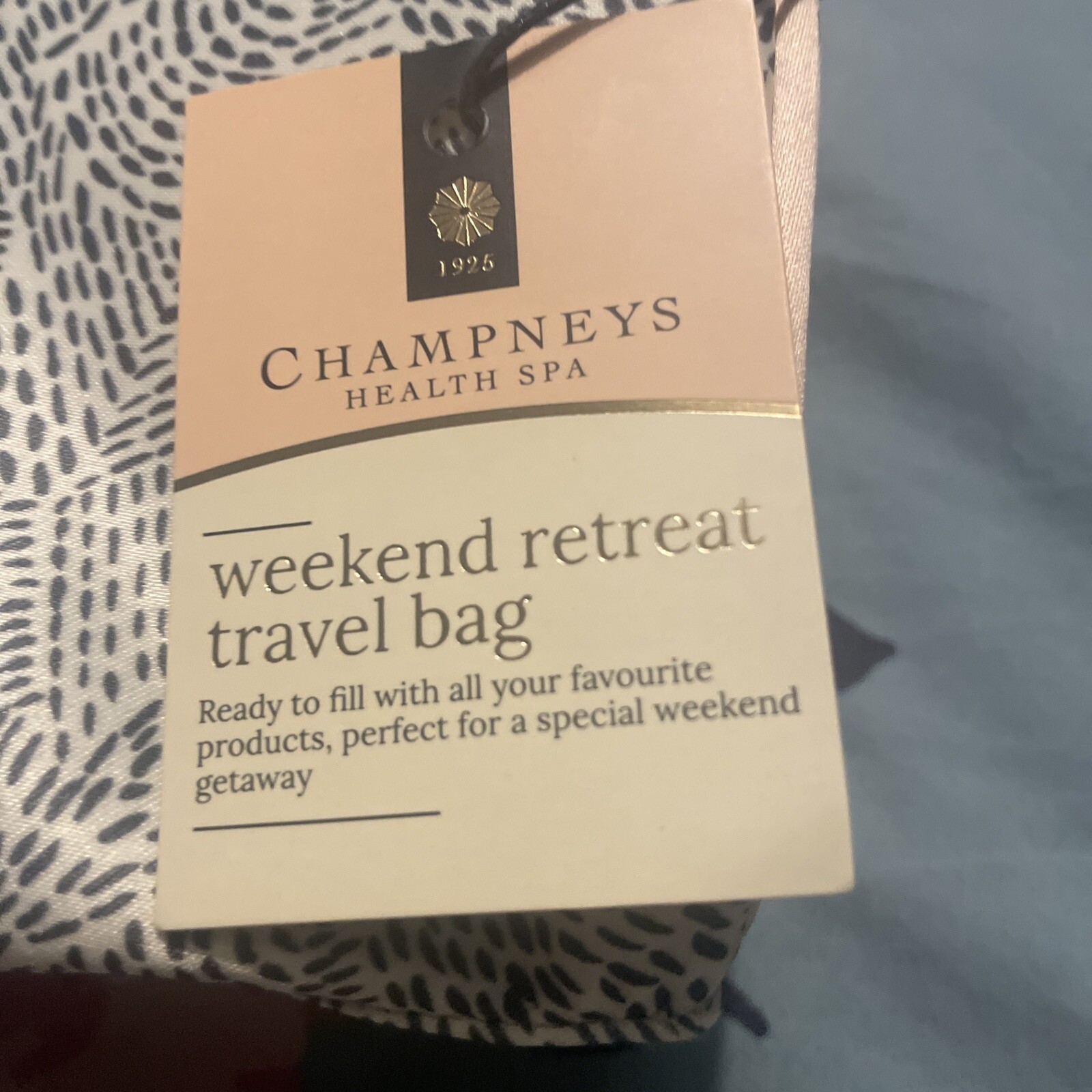 Ladies Champneys Weekend retreat travel bag pink & black - with tags ...