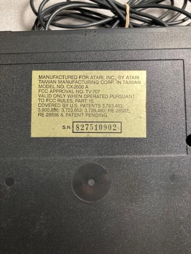 #112 - Atari 2600A (Tested 4 - switch) Joysticks, Paddles, Power & RF ...