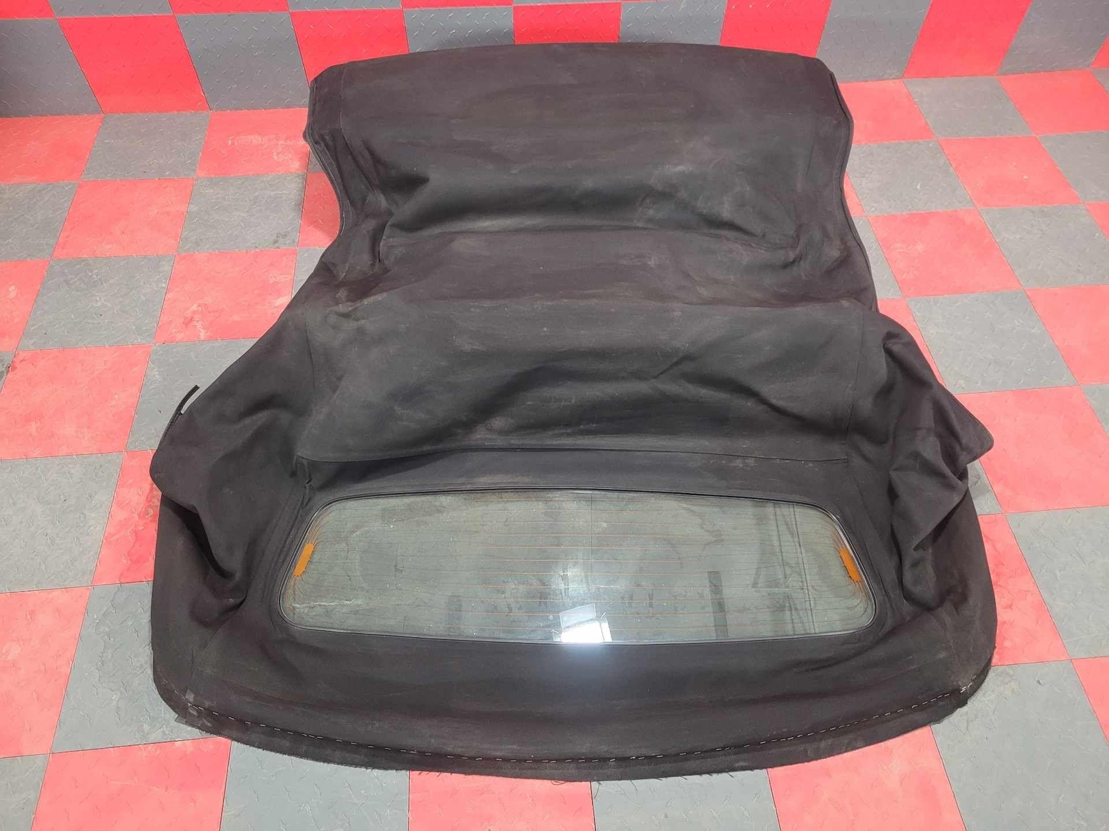 2005-2014 Ford Mustang Convertible Roof Top Black-UA Cloth Fabric Nice ...