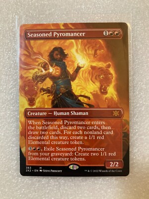 Magic 2022 MTG 2X2 363 Non-Foil Seasoned Pyromancer Double Masters ...