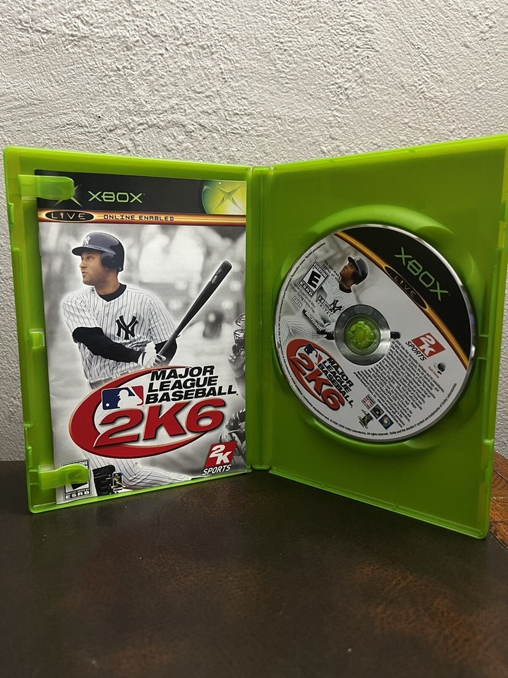 Major League Baseball 2K6 (Microsoft Xbox, 2006) Derek Jeter Yankees ...