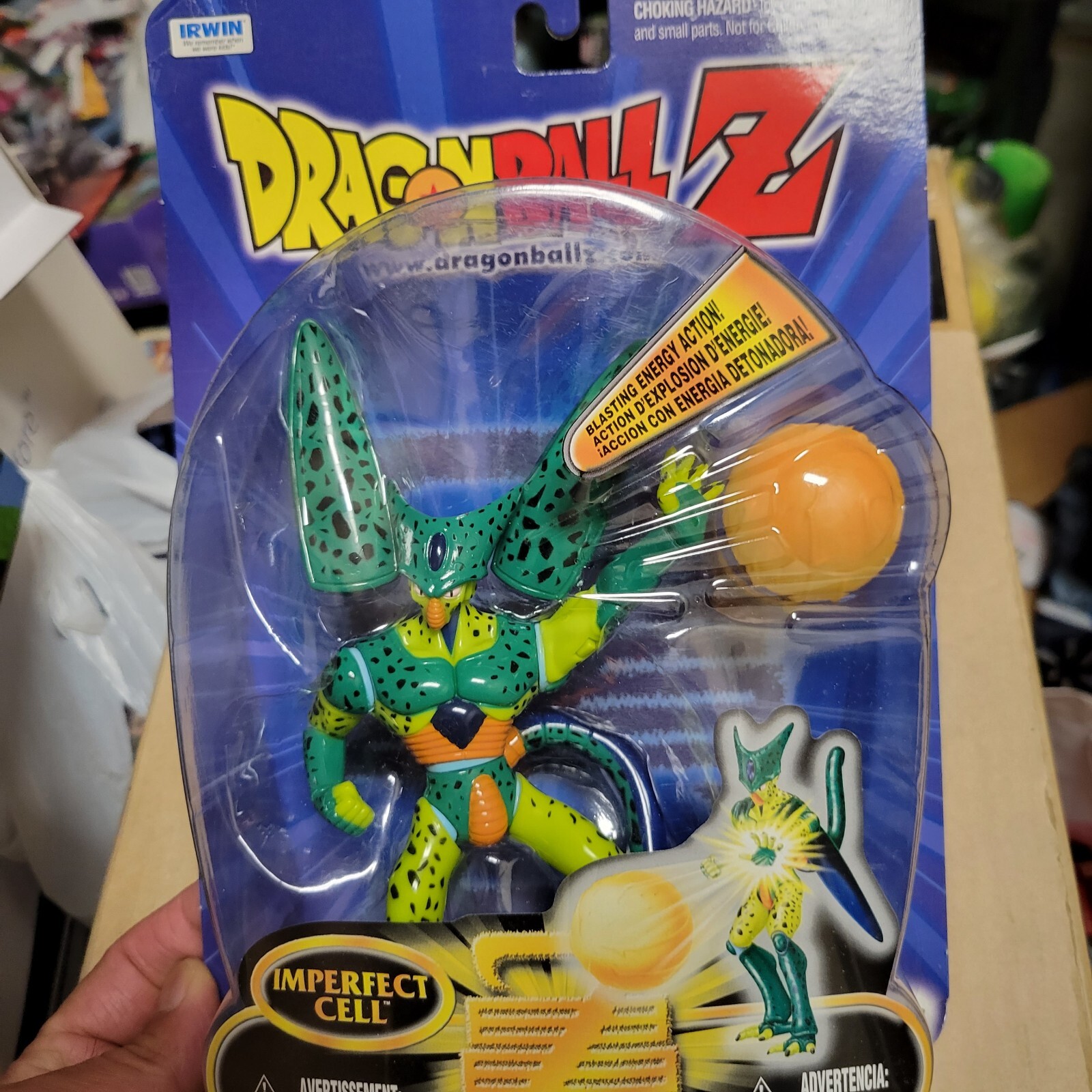 IRWIN Toys Dragon Ball Z Imperfect Cell Action Figure W/ Blasting ...