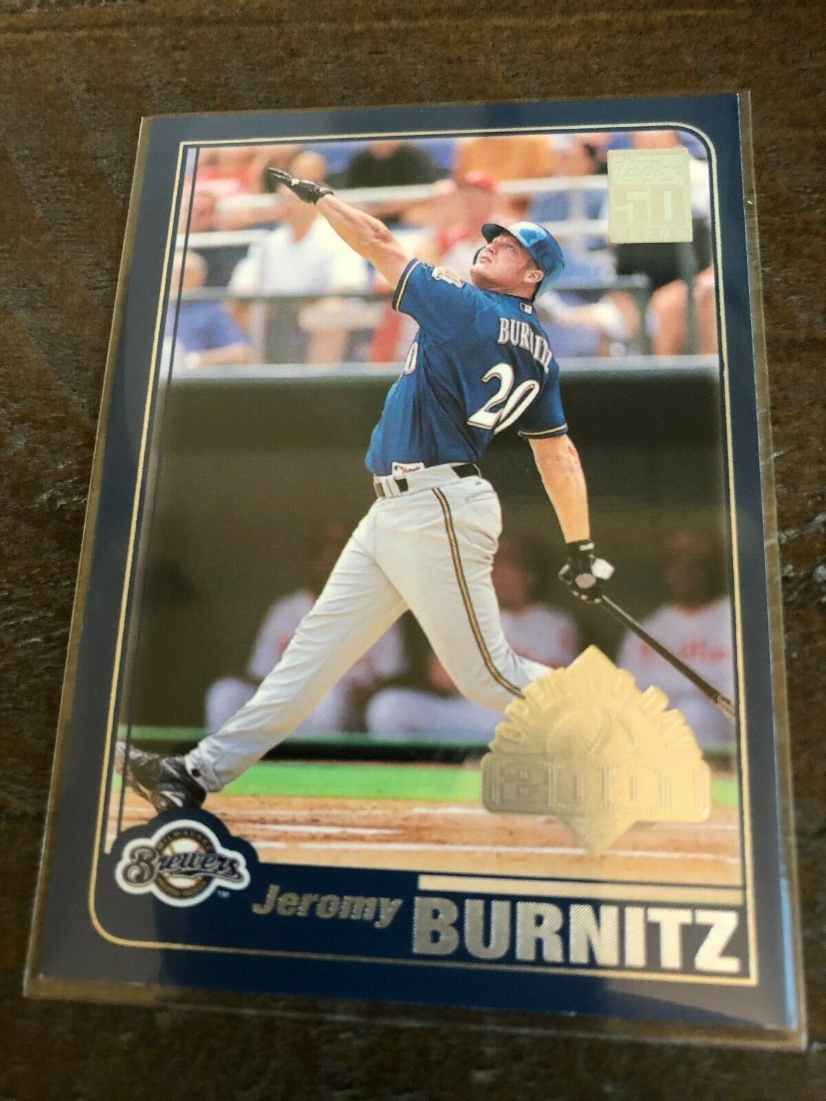 2001 Topps Opening Day Baseball Card #110 Jeromy Burnitz Brewers Mint ...